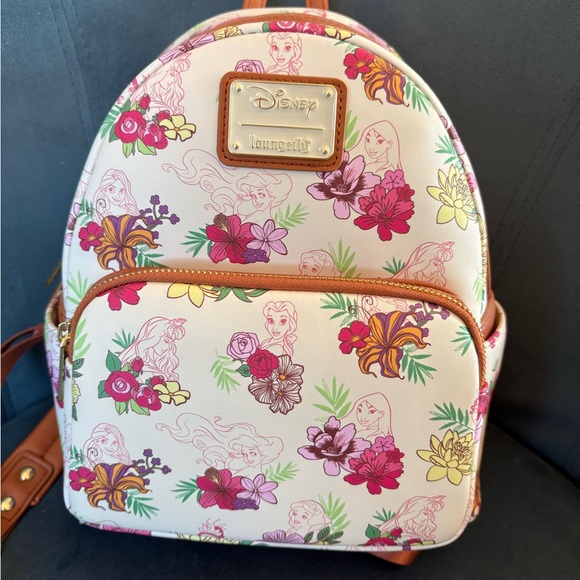 Loungefly | Bags | Disney Loungefly Princess Floral Backpack | Poshmark